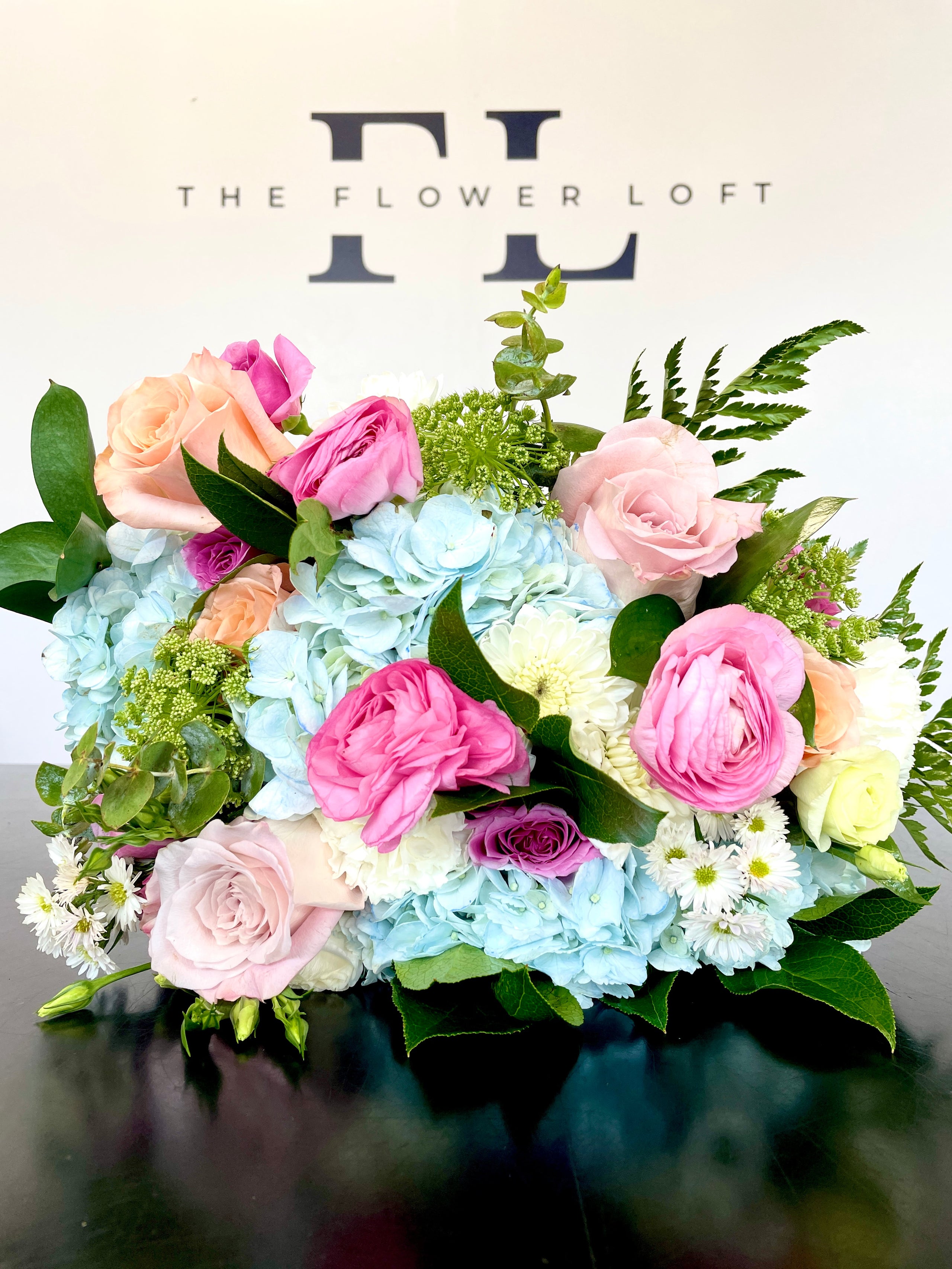 Florist Design Custom Wrap Arrangement | The Flower Loft